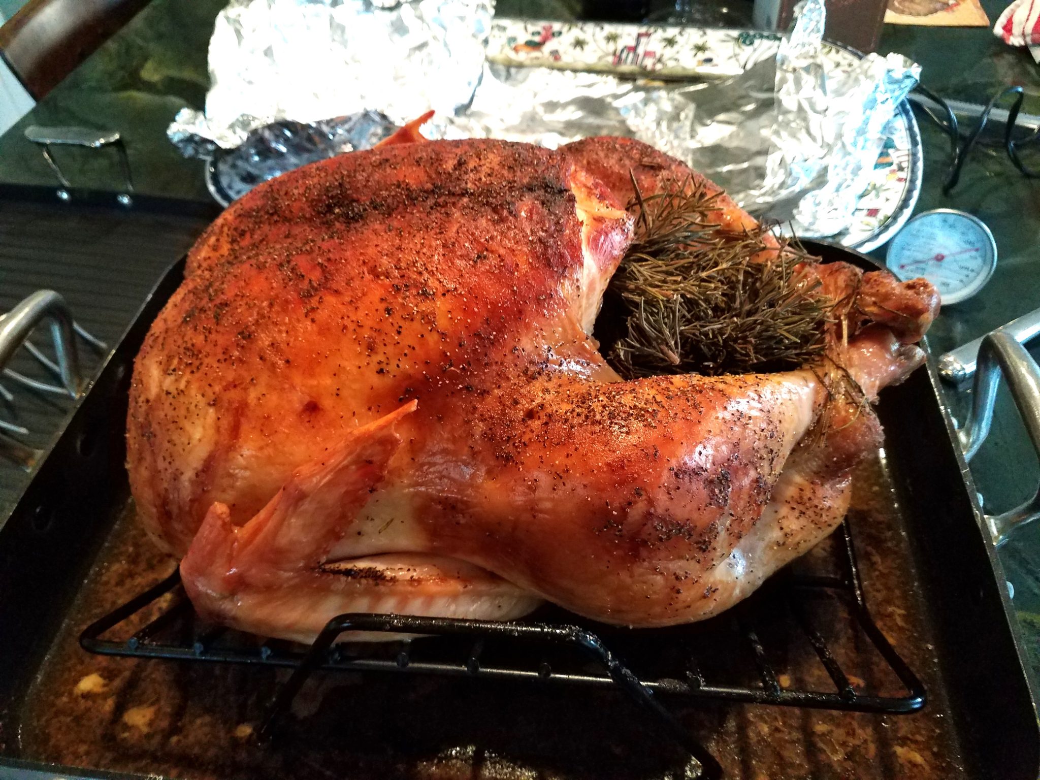 Thanksgiving Oven Roasted Turkey- Ducks always say. Eat More Turkey!